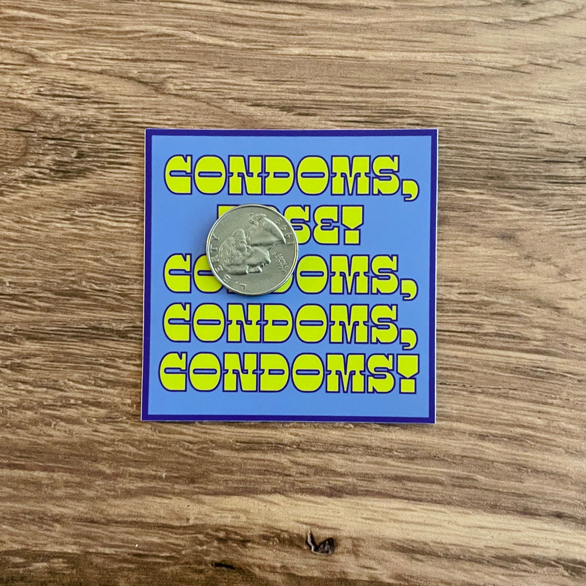 Condoms Rose Golden Girls Inspired Sticker The Silver Spider