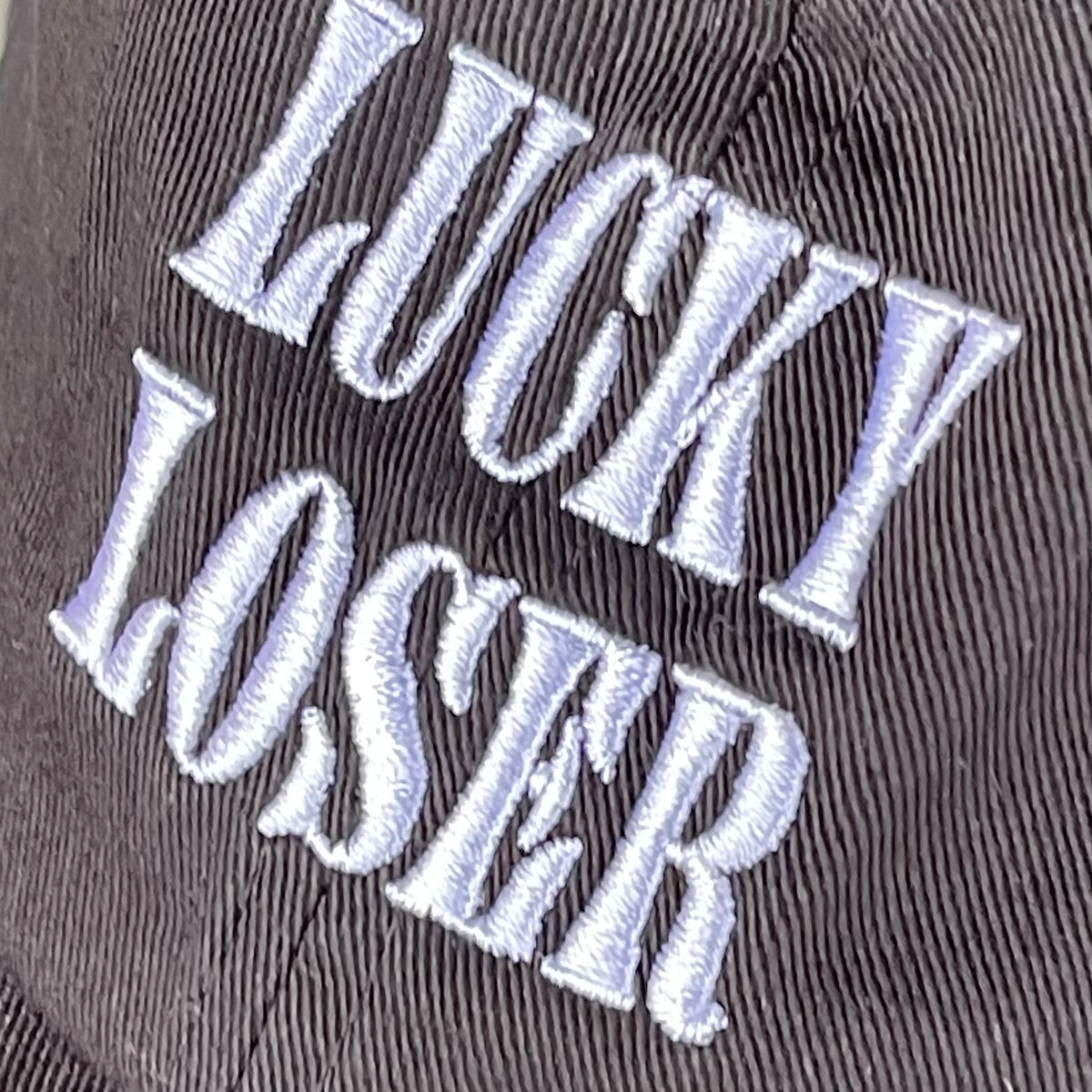 Lucky Loser Dad Hat – The Silver Spider