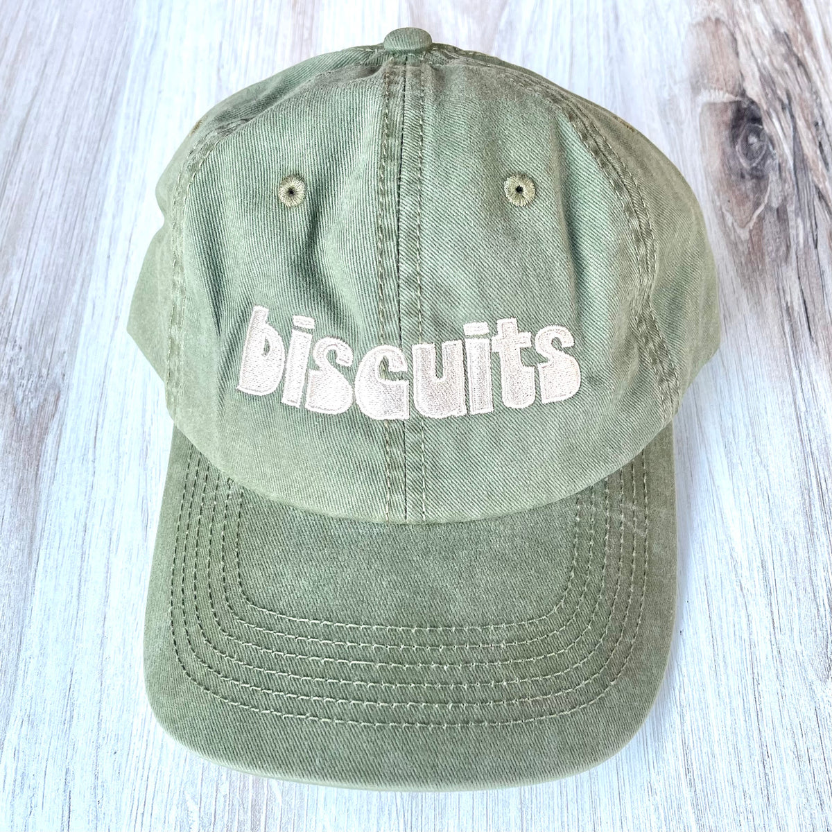 Biscuits Dad Hat – The Silver Spider