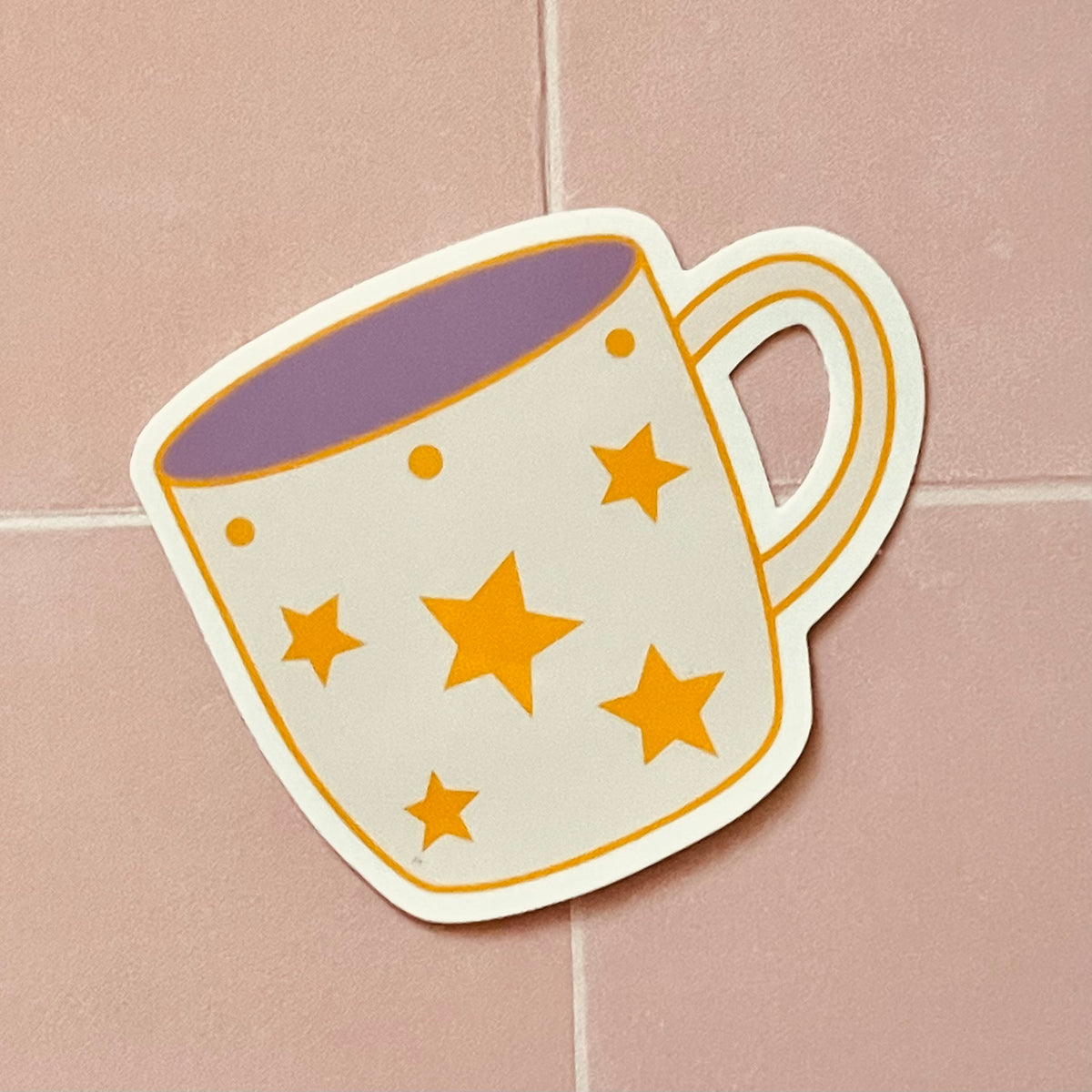 Cup of stars Sticker – The Silver Spider