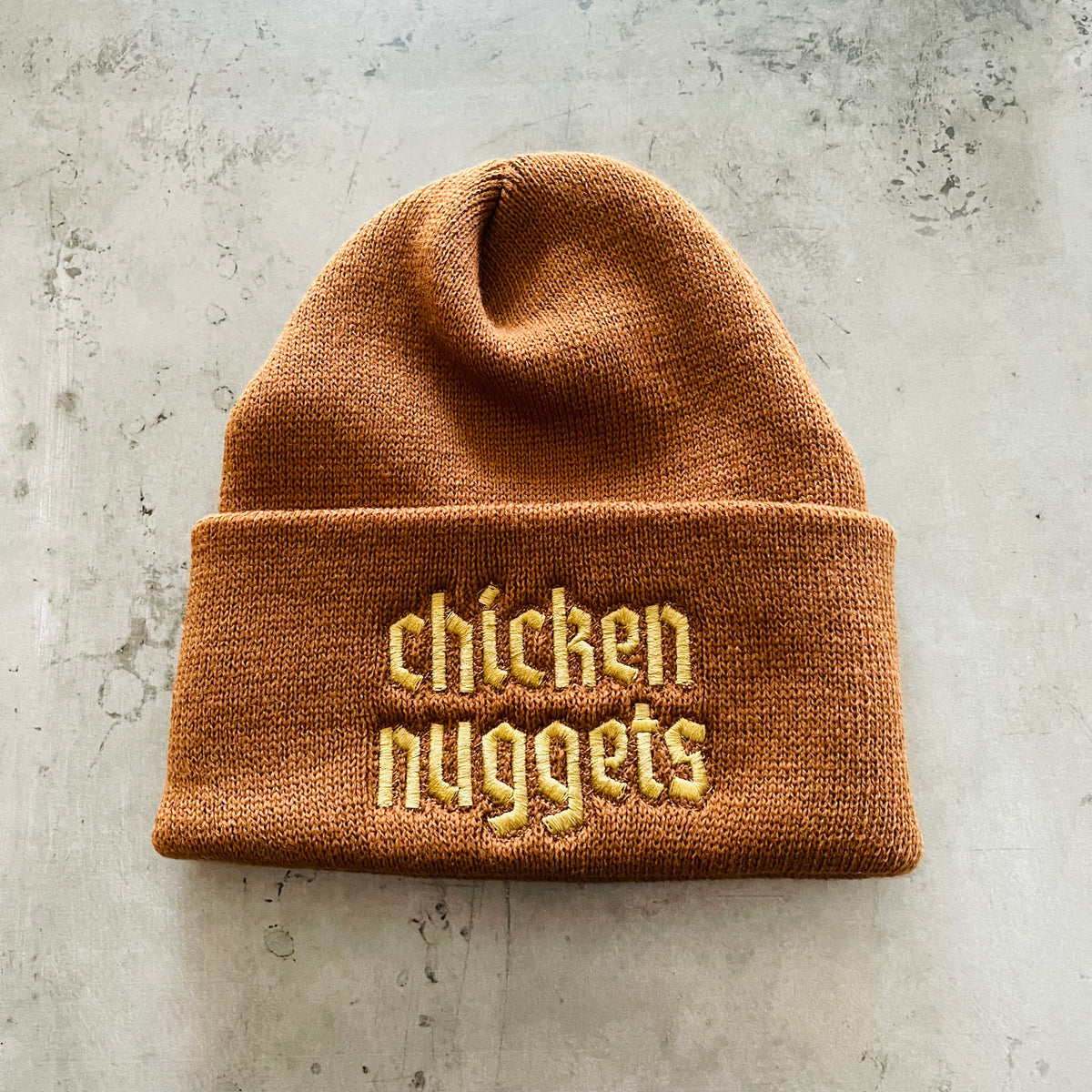 Chicken nuggets Beanie // made in the USA – The Silver Spider
