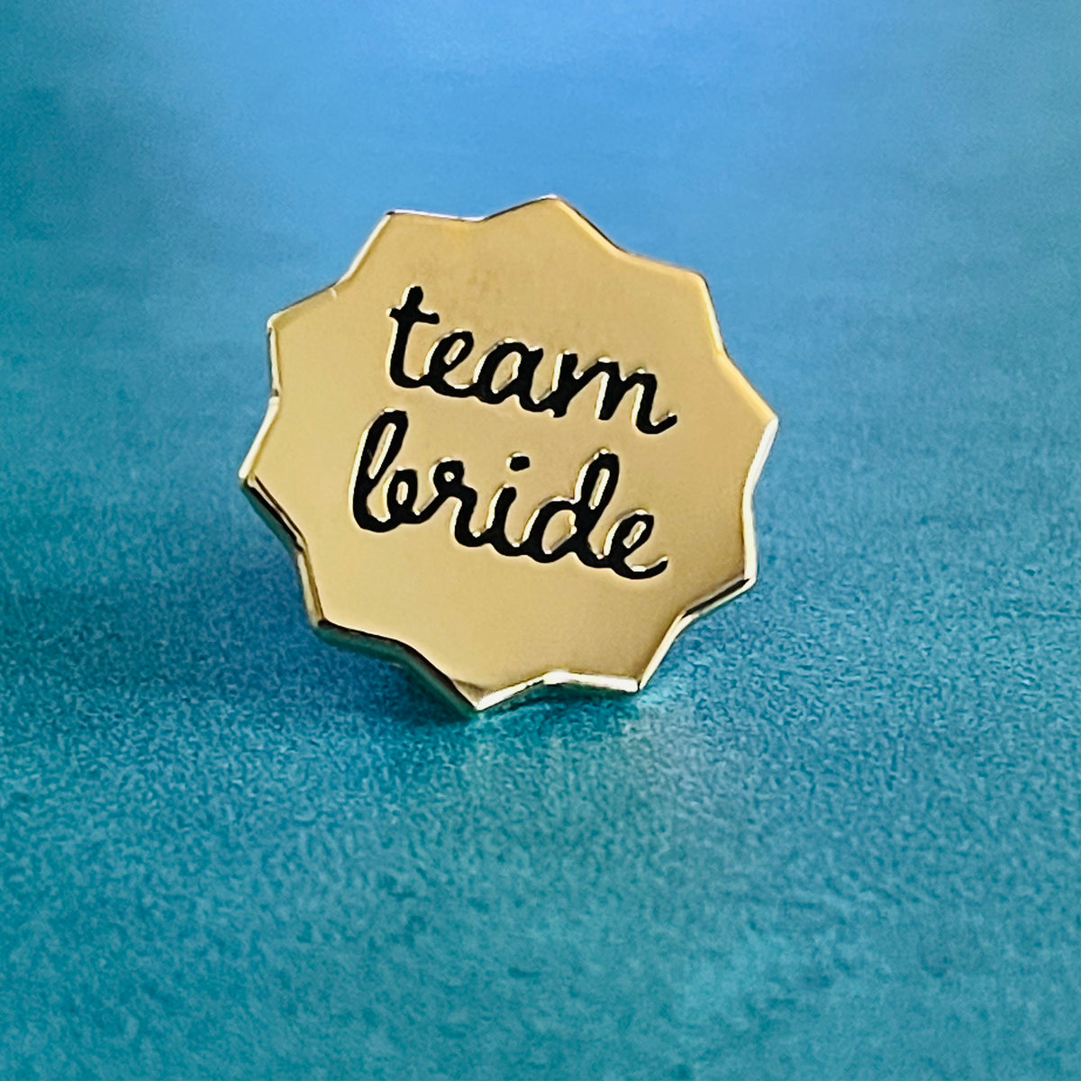 Small Team Bride Enamel Pin – The Silver Spider