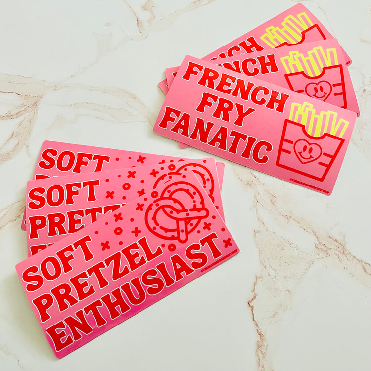 Soft Pretzel Enthusiasts Bumper Sticker – The Silver Spider