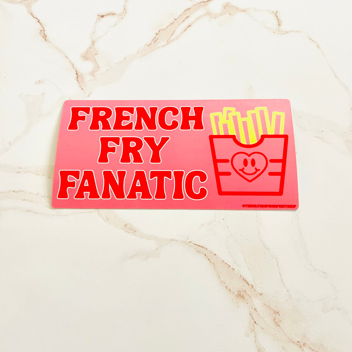 French Fry Fanatic Bumper Sticker – The Silver Spider