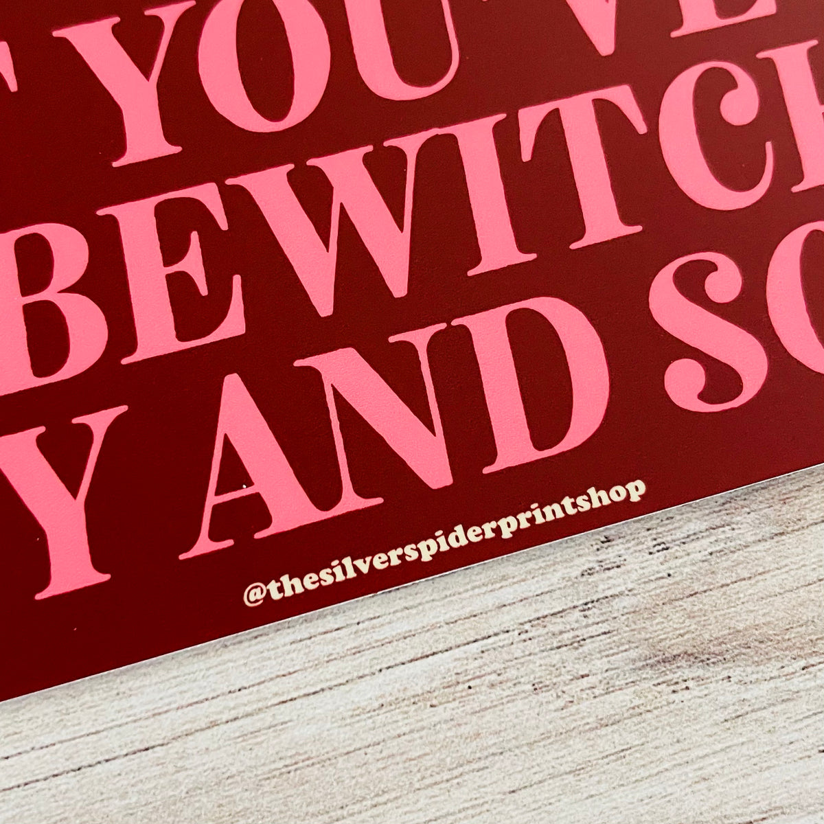 Honk if you’ve ever been bewitched body and soul Bumper Sticker – The ...