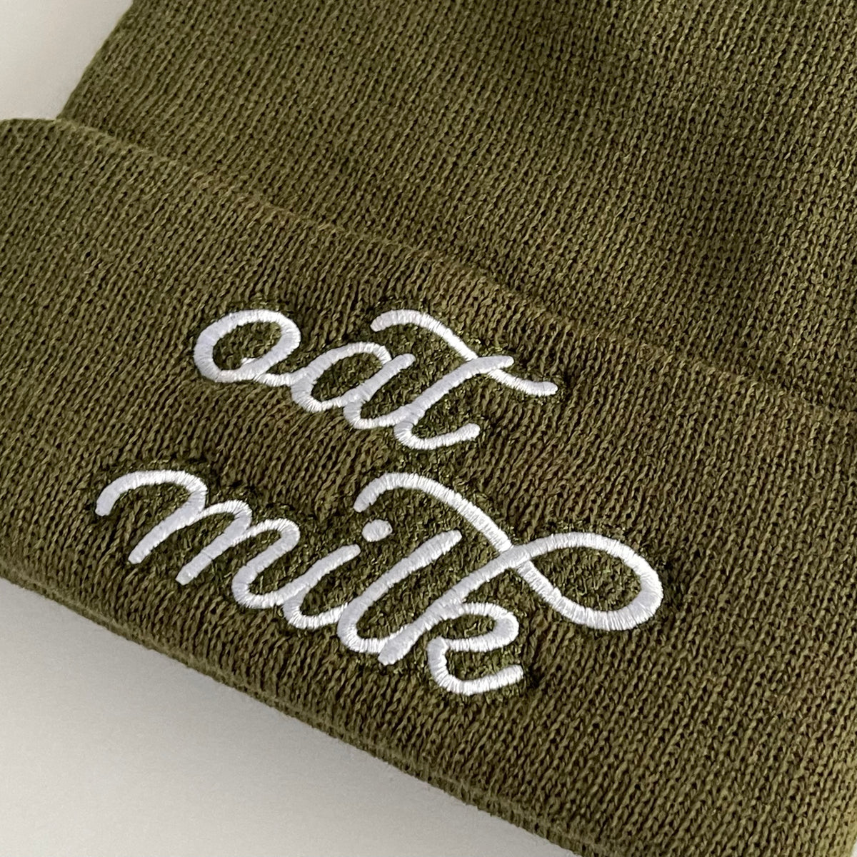 Oat Milk Beanie // made in the USA – The Silver Spider