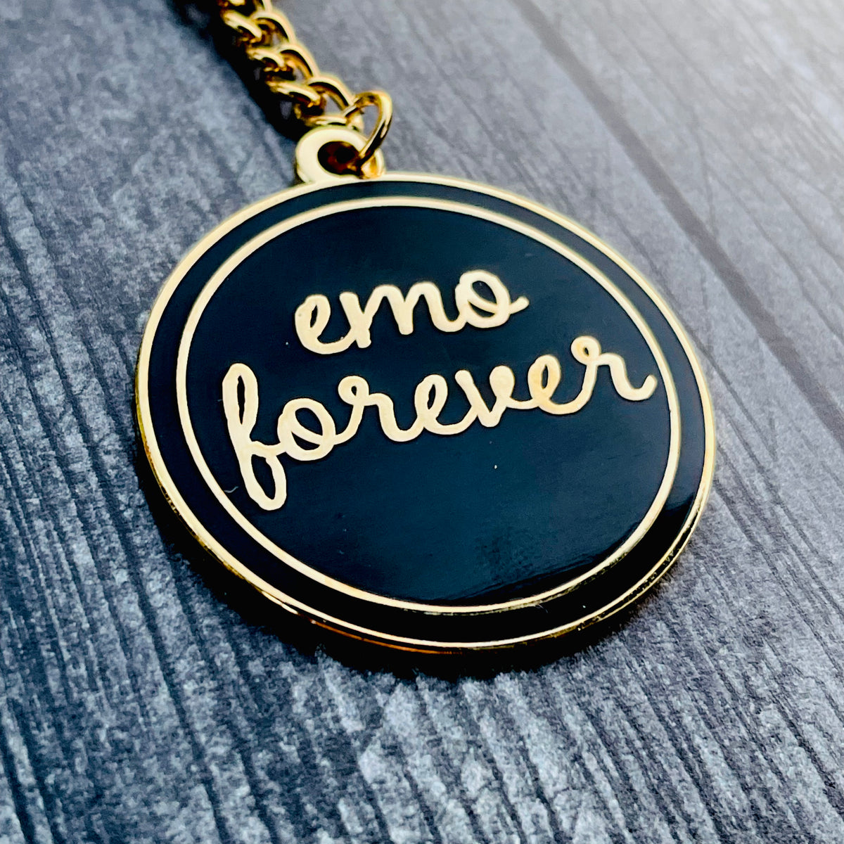 Emo Forever Keychain – The Silver Spider