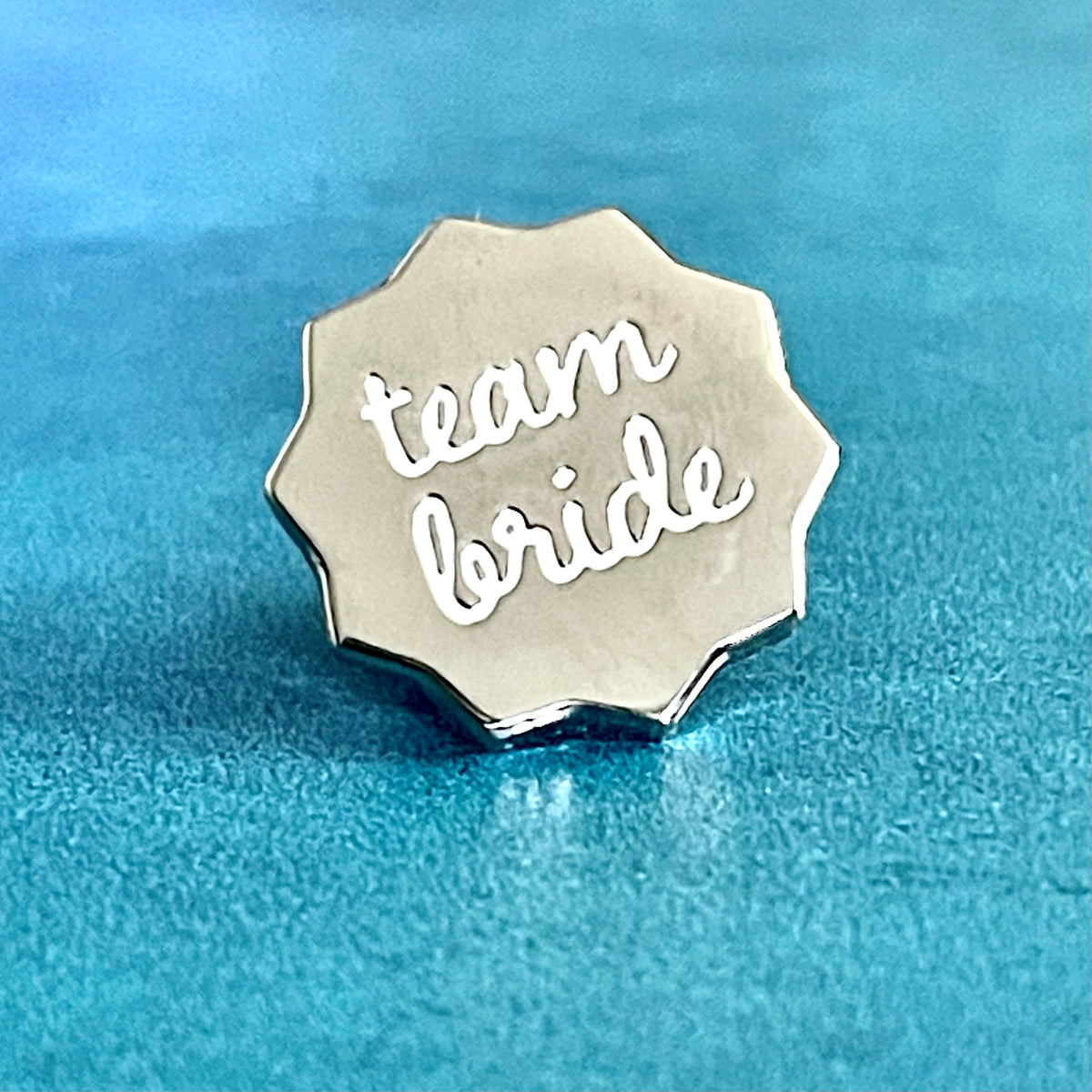 Small Team Bride Enamel Pin – The Silver Spider